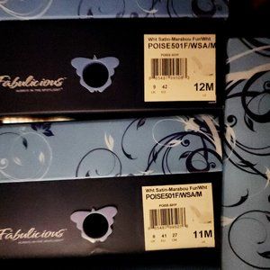 Fabulicious | Shoes | Pleasers Fabulicious Poise Marabou Feather High ...